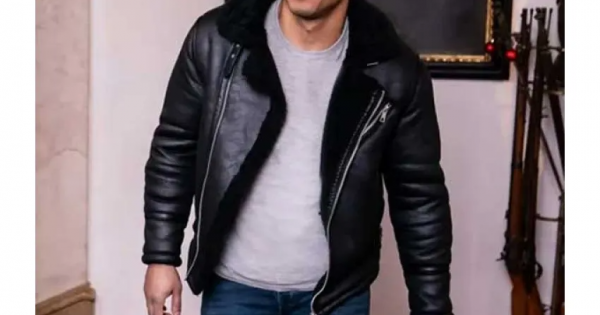 12 Dates of Christmas Chad Savage Leather Jacket