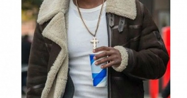 50 Cent Power Shearling Jacket
