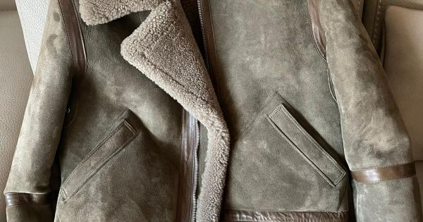 Acne Studios Ian Green Shearling Jacket