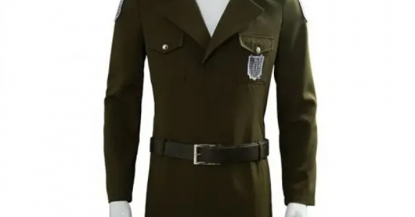Attack on Titan Eren Jaeger Green Coat