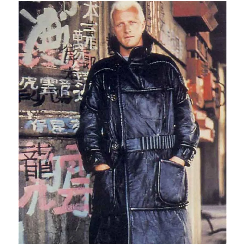 Blade Runner 1982 Rutger Hauer Leather Coat