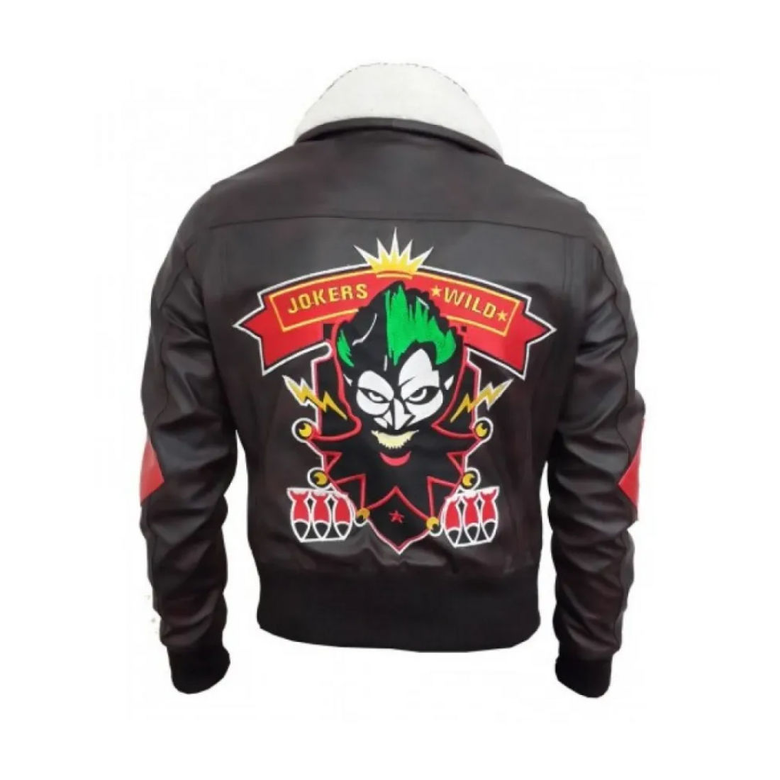 Bombshell Harley Quinn Brown Leather Jacket