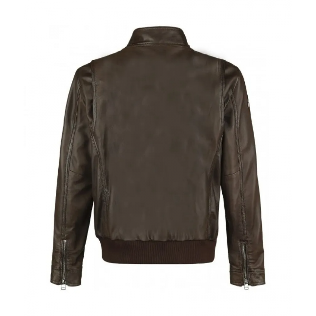 Call Of Duty WWII Mens Brown Leather Jacket