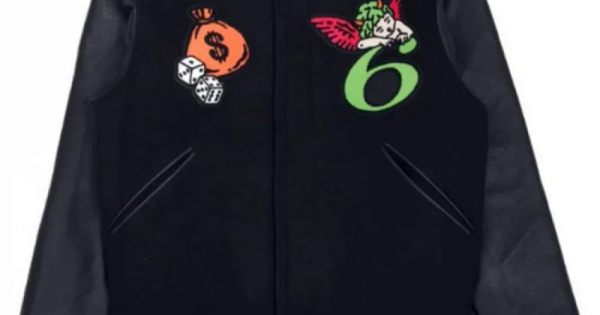 Mens Roku Studio Varsity Letterman Jacket