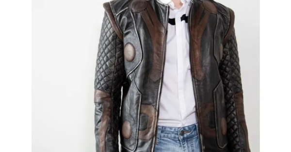 Mens 2 In 1 Thor Vintage Moto Quilted Leather Jacket