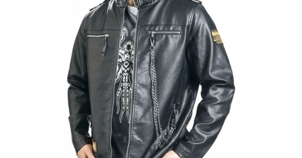 Stranger Things Hell Fire Leather Jacket