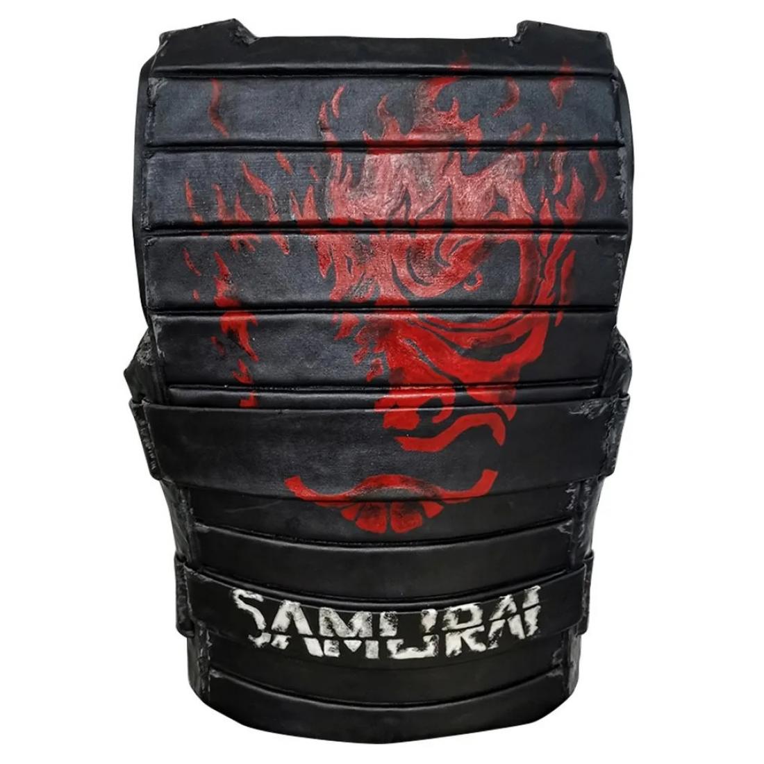 Keanu Reeves Inspired Tactical Vest - Black Leather, Cyberpunk Style