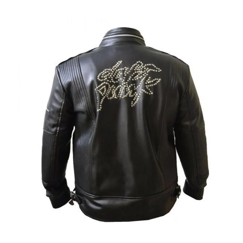 Daft Punk Electroma Hero Robot Leather Jacket with Rivet Details