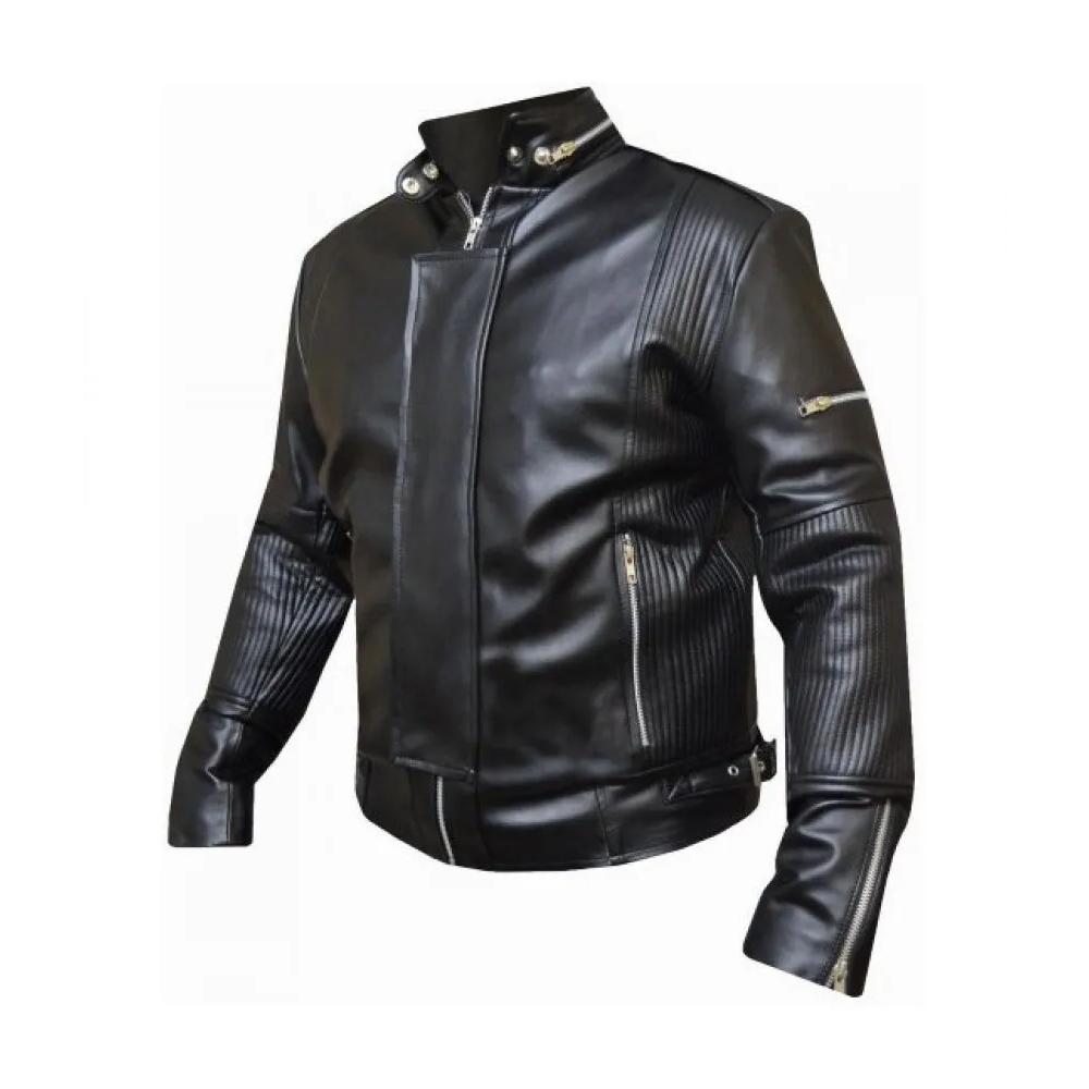 Daft Punk Electroma Hero Robot Leather Jacket with Rivet Details