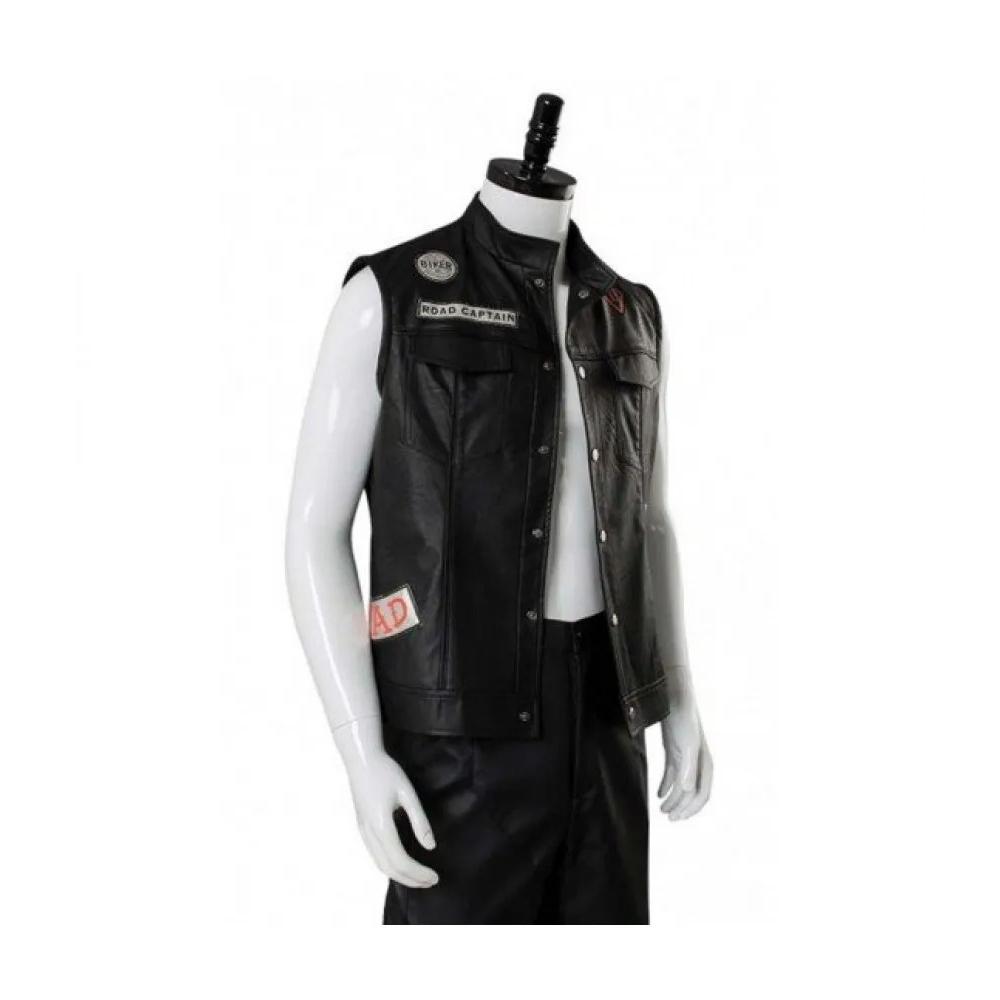 Deacon St. John Leather Vest - Days Gone Adventure Wear